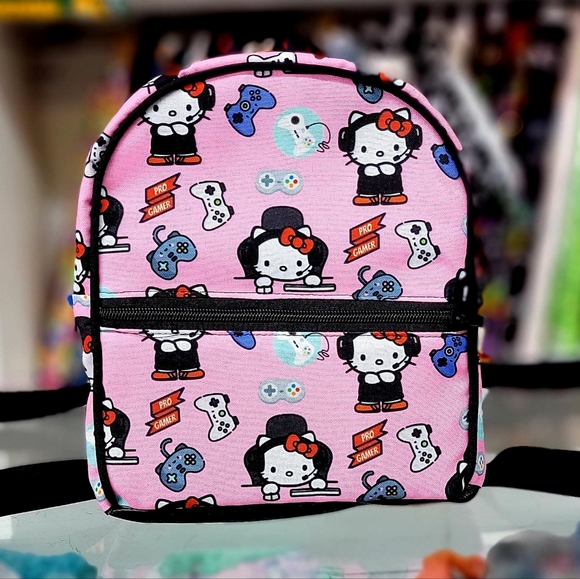 Bags | Hello Kitty Super Gamer Pink Mini Backpack | Poshmark